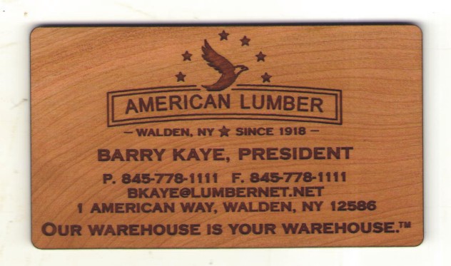 Lumber Company Business Cards